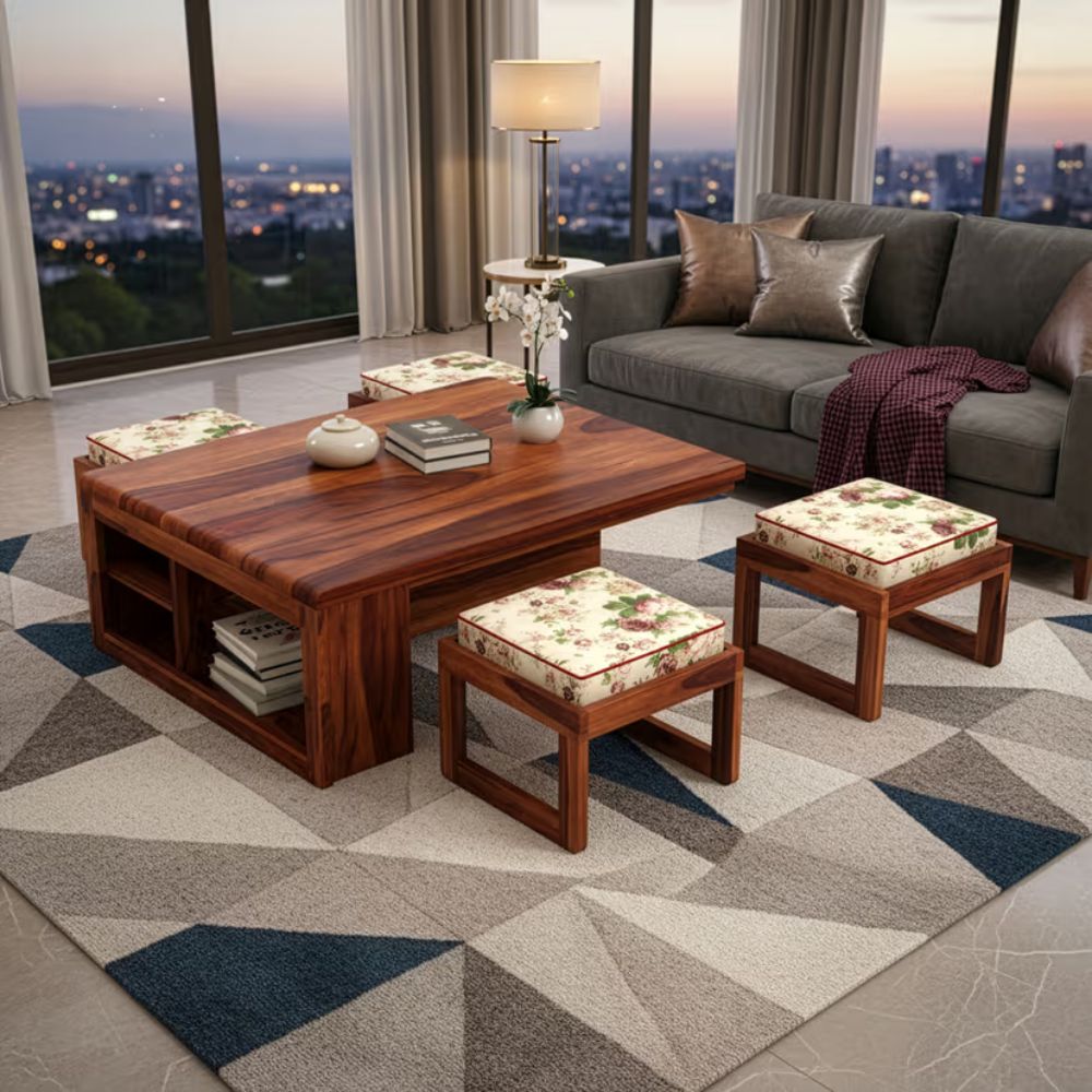 How to Choose the Right Coffee Table Size for Your Sofa - Wakefit | Blog